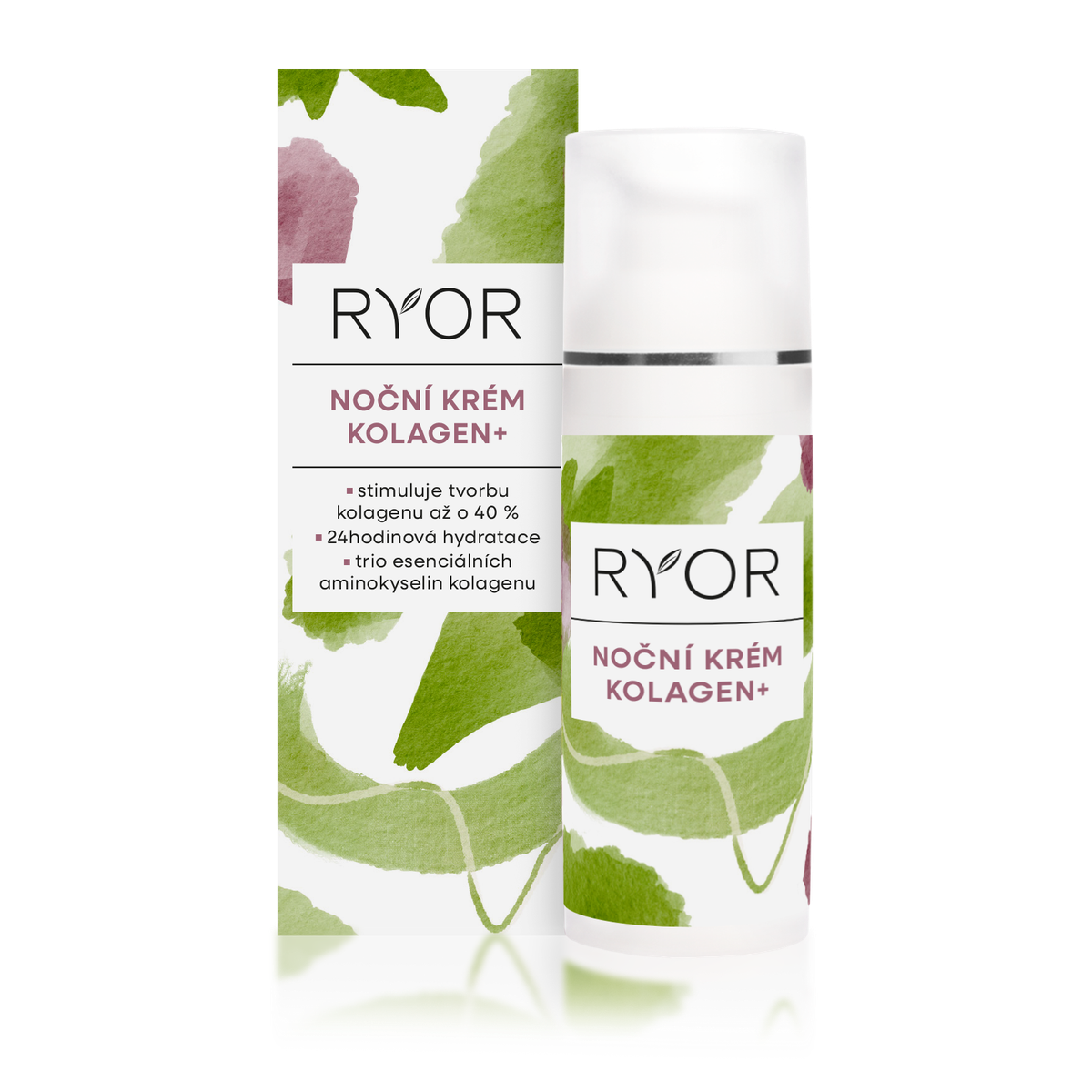 RYOR Noční krém Kolagen + – regenerace pleti | Ryor