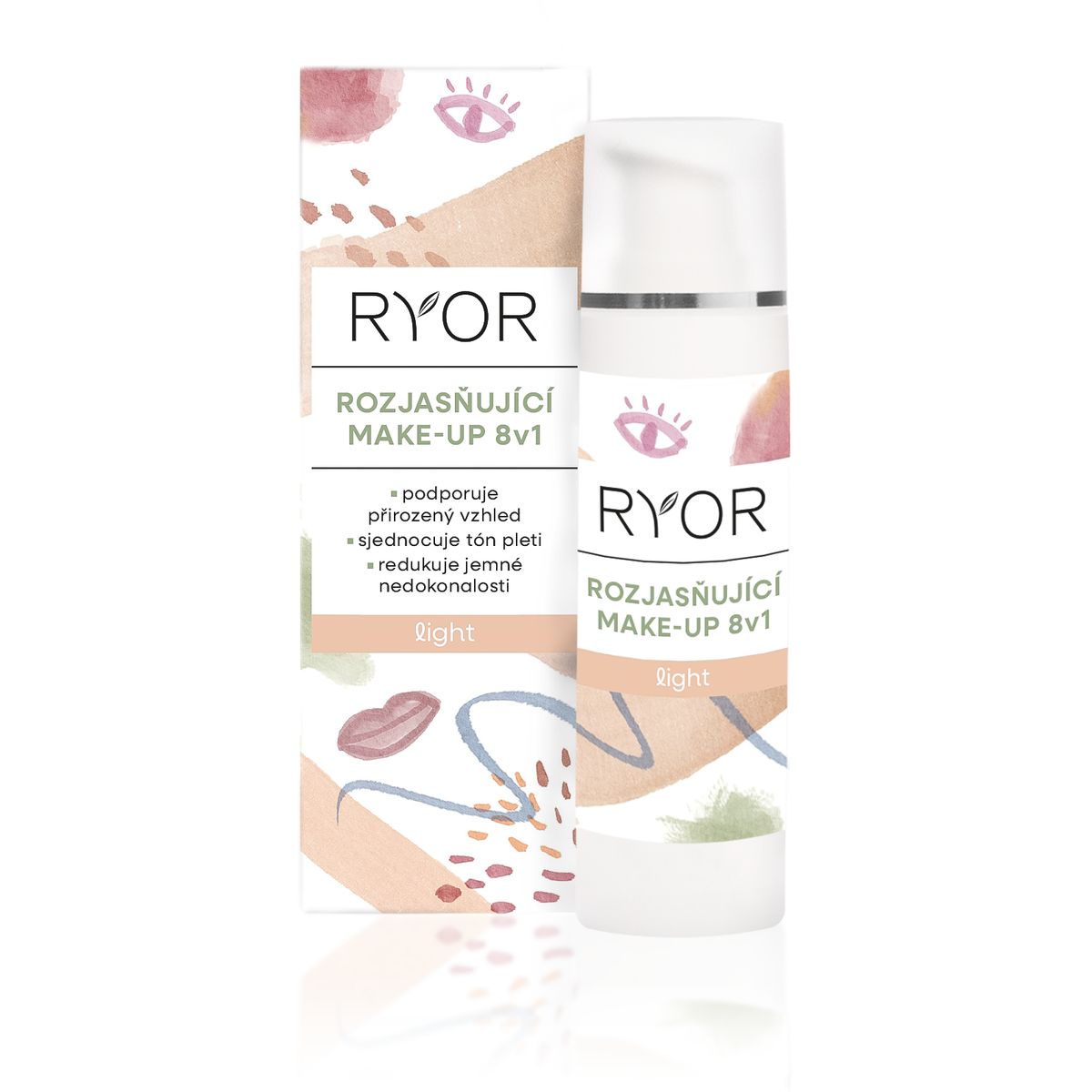 RYOR make-up 8v1 LIGHT – rozjasňující & lehký | Ryor